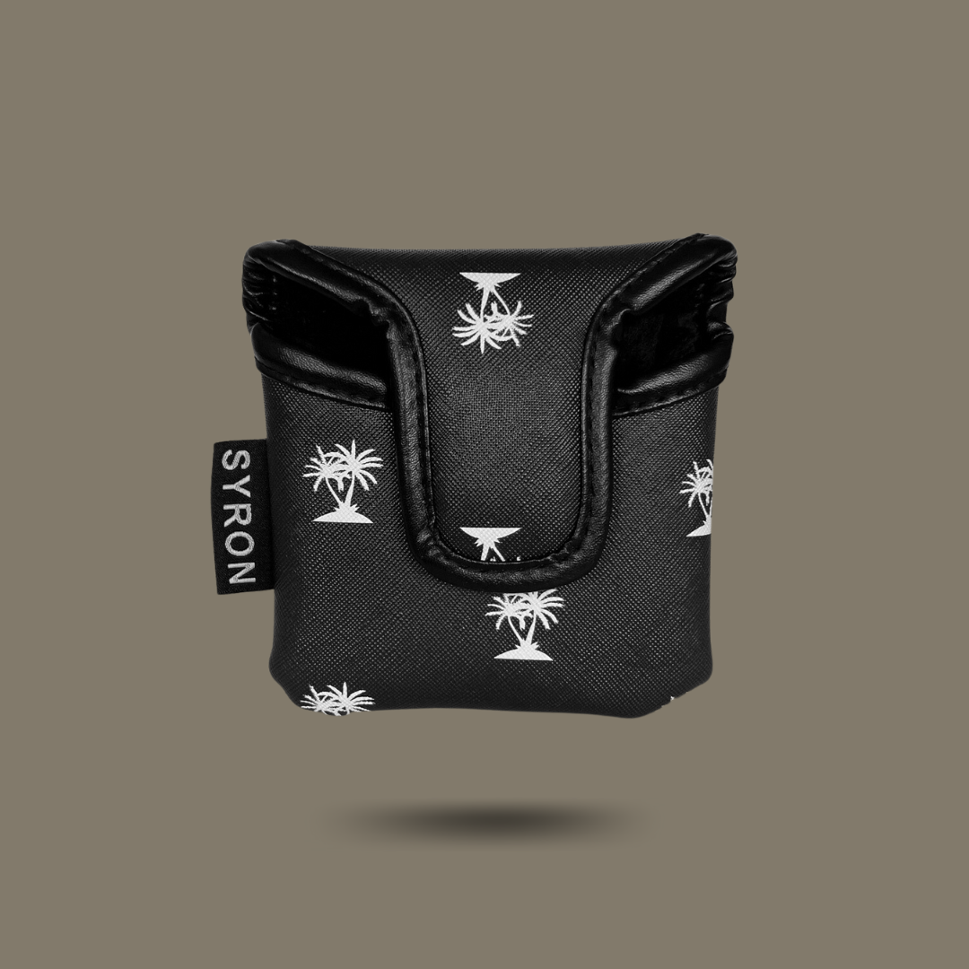 Black Palm Tree Putter Cover (Mallet) – Syron Golf